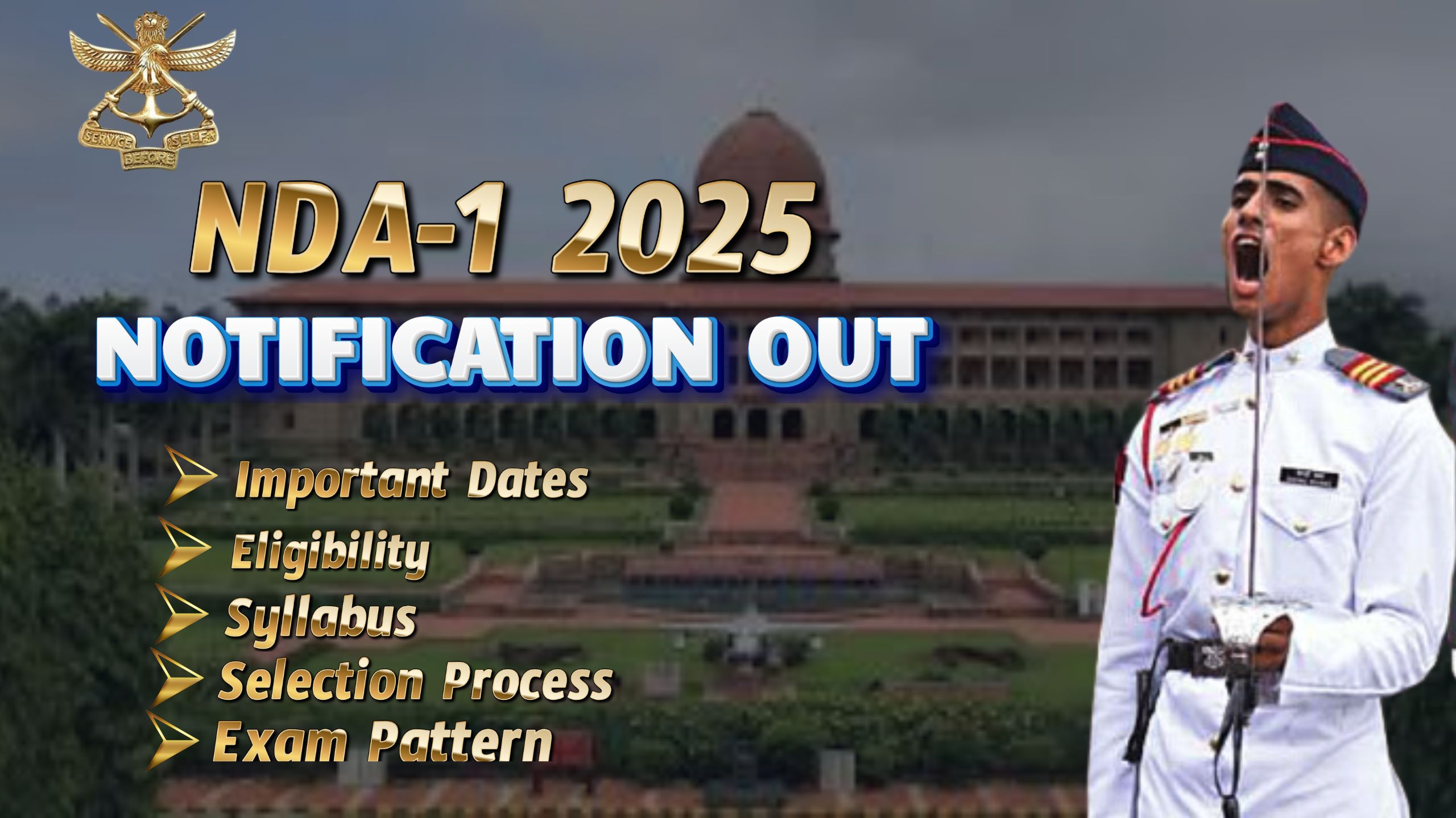 NDA I Notification 2025 - Best NDA coaching in India